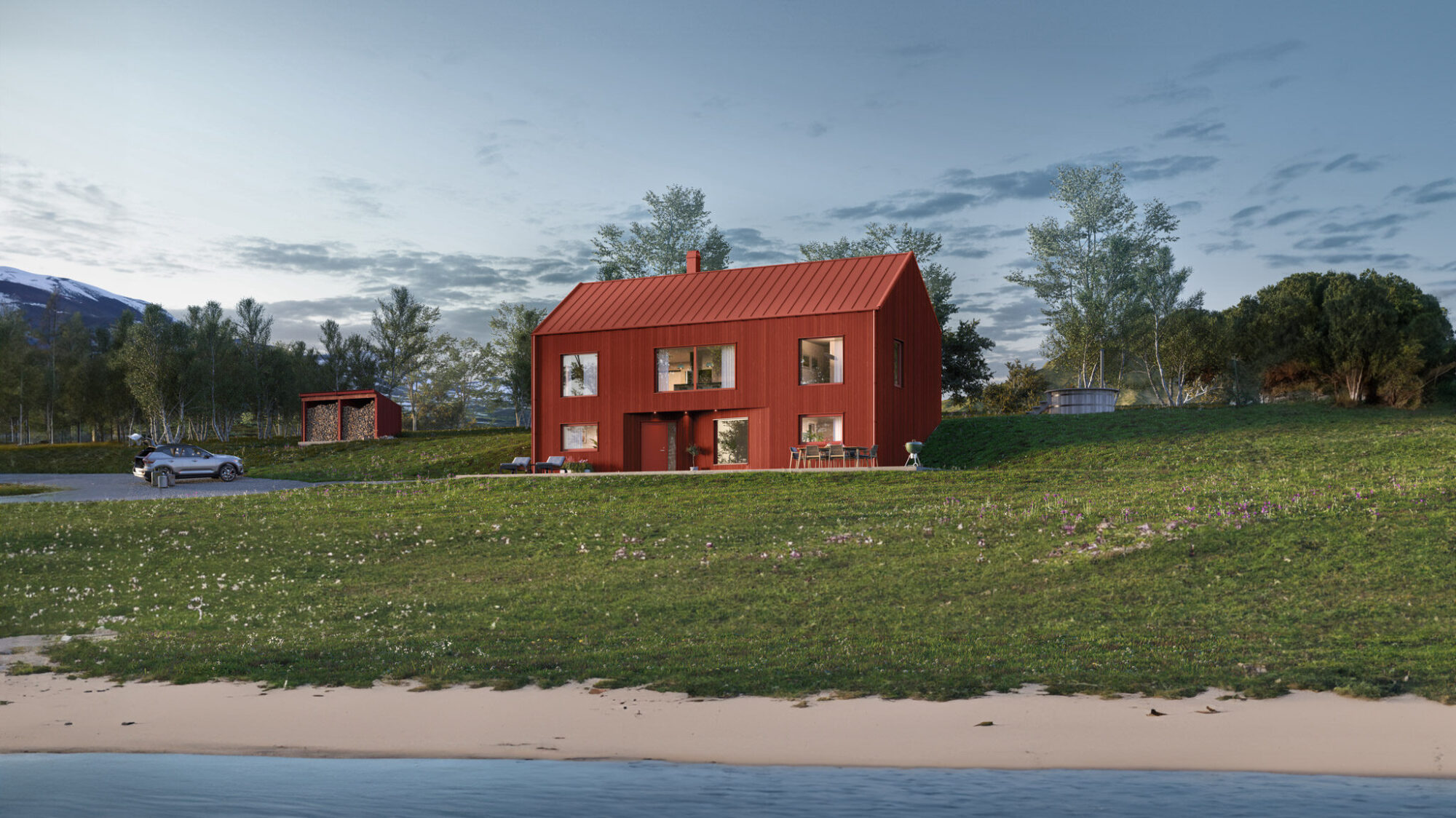 Månsken - Se våra nyckelfärdiga hus | Fiskarhedenvillan